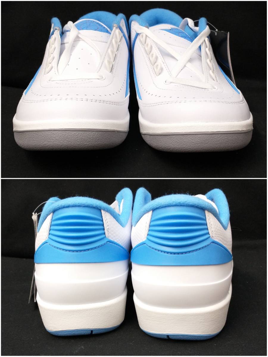 黒タグ付 NIKE AIR JORDAN 2 RETRO LOW AJ2 UNIVERSITY BLUE UNC ジョーダン ユニバーシティ ...