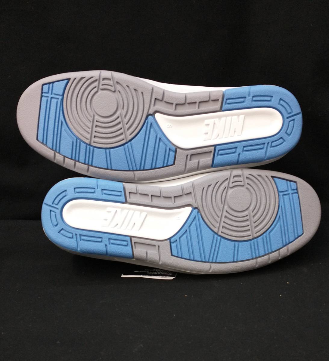 黒タグ付 NIKE AIR JORDAN 2 RETRO LOW AJ2 UNIVERSITY BLUE UNC ジョーダン ユニバーシティ ...