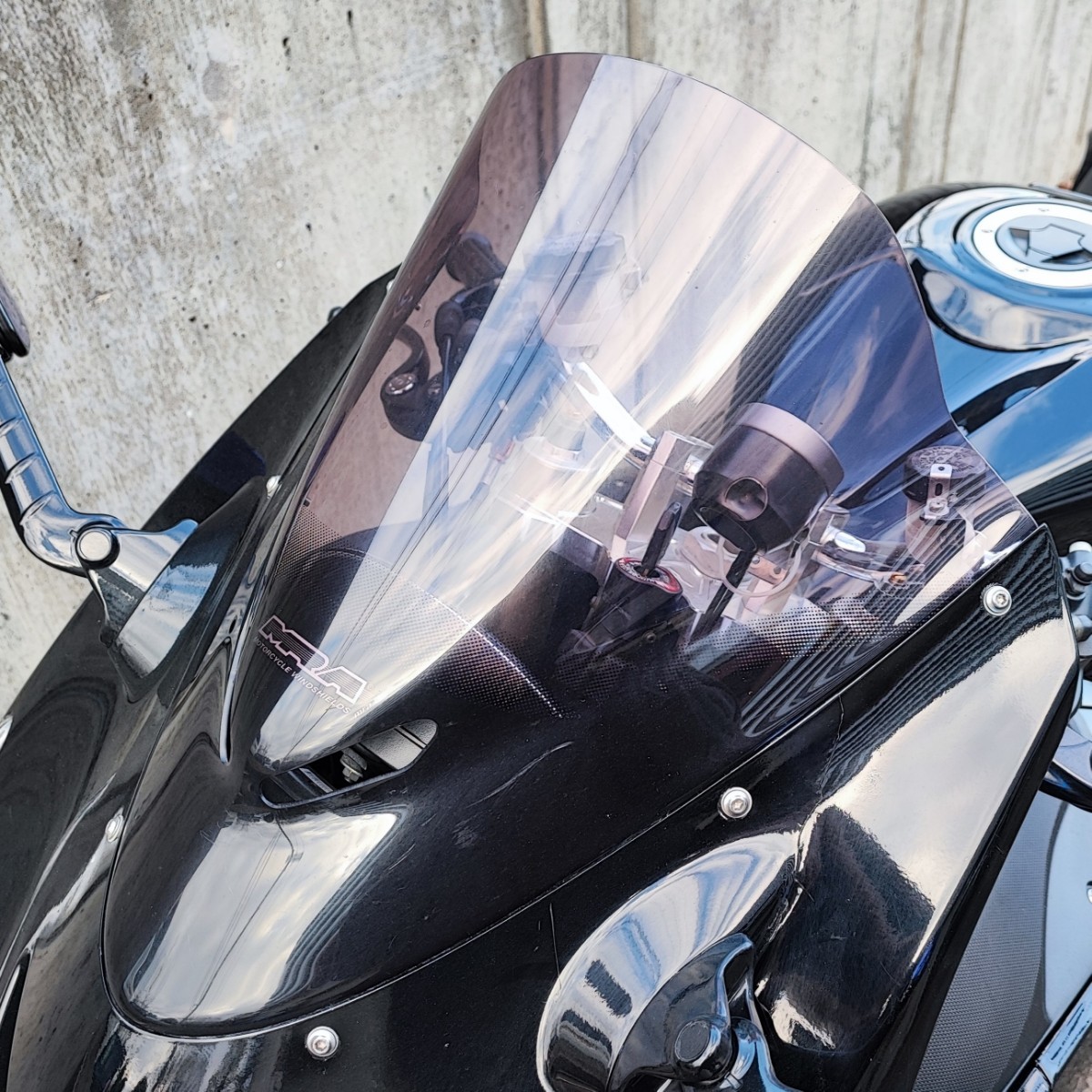 ZZR1400 ZX-14R MRA スクリーン レーシング スモーク ツーリング ダブルバブル(フロント)｜売買されたオークション情報 ...