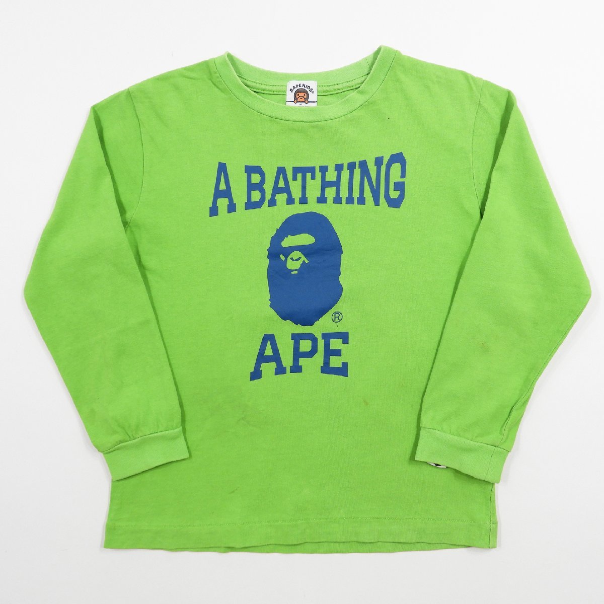 A BATHING APE アベイシングエイプ 長袖Tシャツ Size 130 #16204 送料360円 アメカジ カジュアル BAPE(その他)｜売買されたオークション情報、yahooの ...