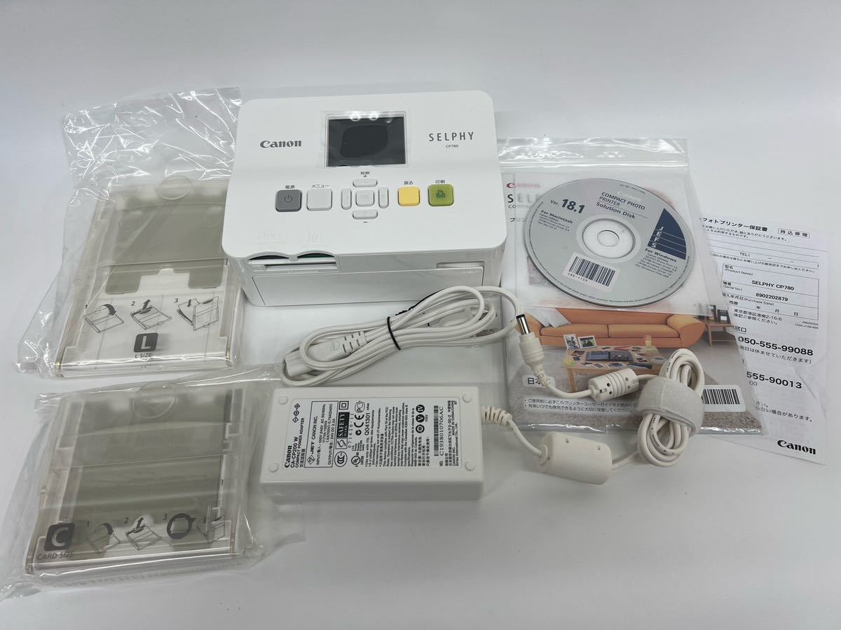 Canon キャノン SELPHY CP780 セルフィ コンパクトフォトプリンター 小型 写真 プリンタ GST022702(フォトプリンタ ...