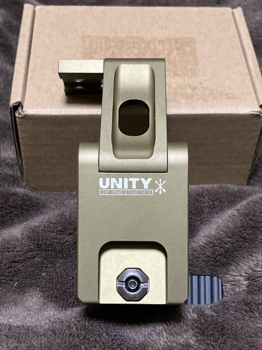 Evolution gear UNITY Type G33 マウント FDE マグニファイア 検 M4 mk18 HK416 SR-16 ...