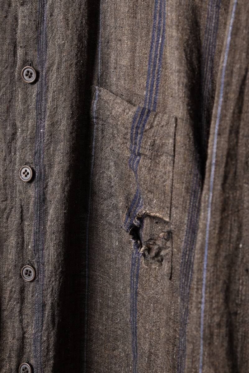 YUTA MATSUOKA long shirt /natural wrinkles linen 定価41800円 SOSNOVSKA ...