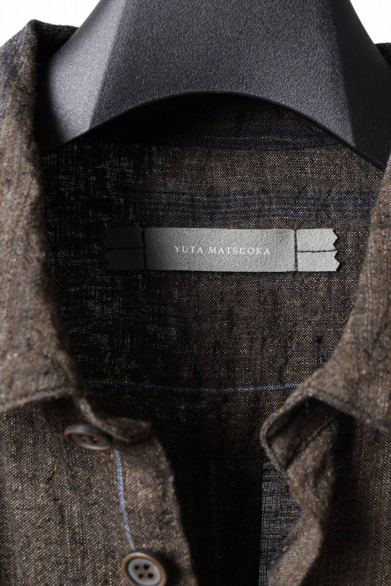 YUTA MATSUOKA long shirt /natural wrinkles linen 定価41800円 SOSNOVSKA ...