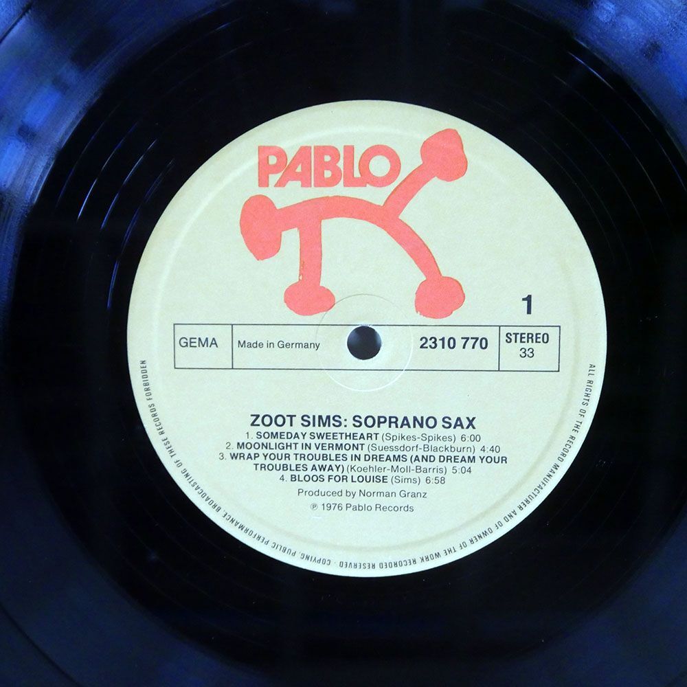 独 ZOOT SIMS/SOPRANO SAX/PABLO 2310770 LP(ジャズ一般)｜売買されたオークション情報、yahooの商品 ...