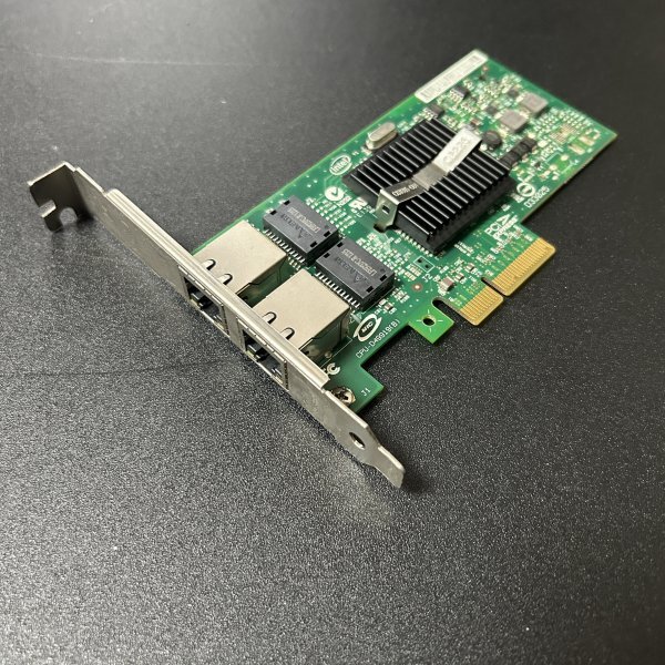 インテル PRO/1000 PT デュアルポート サーバ アダプタ EXPI9402PT LANカード NIC ギガビットイーサ(LANカード ...