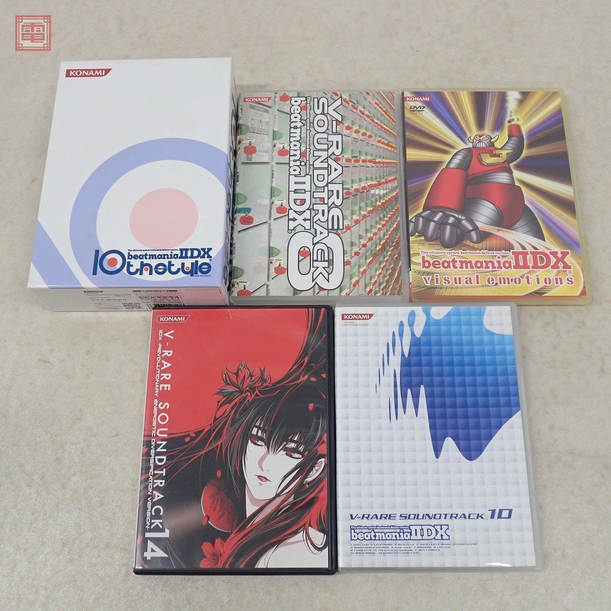 品 CD DVD beatmania IIDX V-RARE SOUNDTRACK 8 / 10 / 12 / 14 VISUAL ...