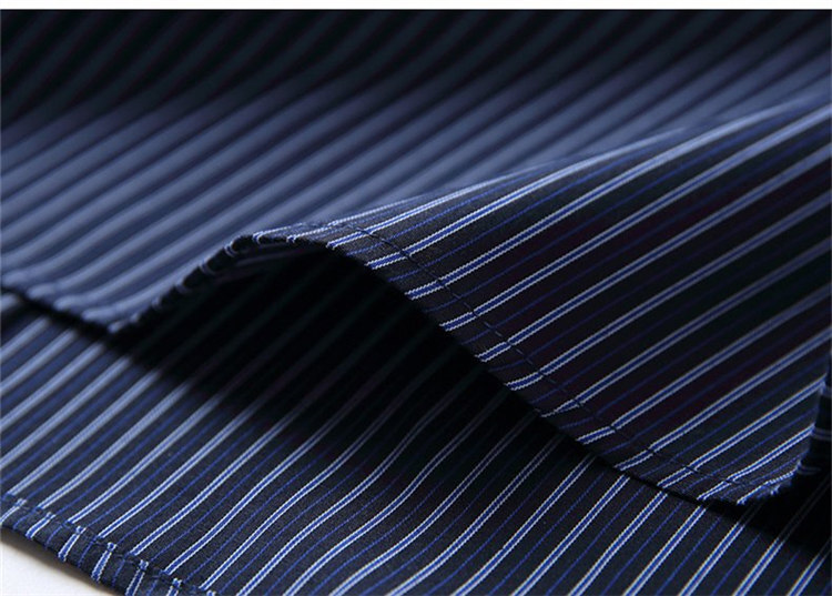 C2806-3XL パープル ストライプ/ DCKMANY 綿混 高品質 メンズ 折り襟 長袖 シャツ ノーアイロン トップス おしゃれ ...