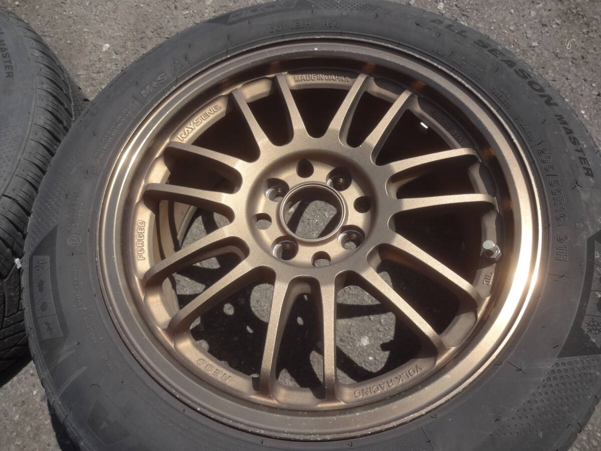 RAYS RE30 16インチ 7J +33 PCD 100 4H ヴィッツ vitz NA NB ロードスター bB EG EK シビック GD GE フィット 4穴 アクア 215 ...