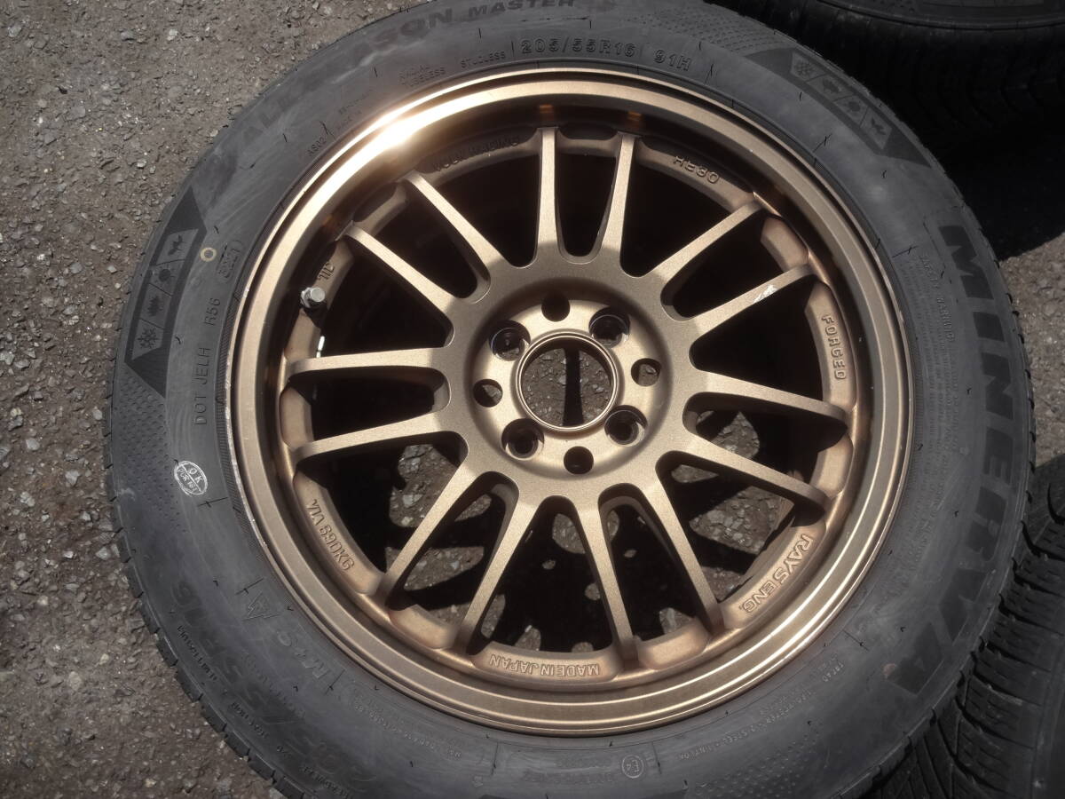 RAYS RE30 16インチ 7J +33 PCD 100 4H ヴィッツ vitz NA NB ロードスター bB EG EK シビック GD GE フィット 4穴 アクア 215 ...