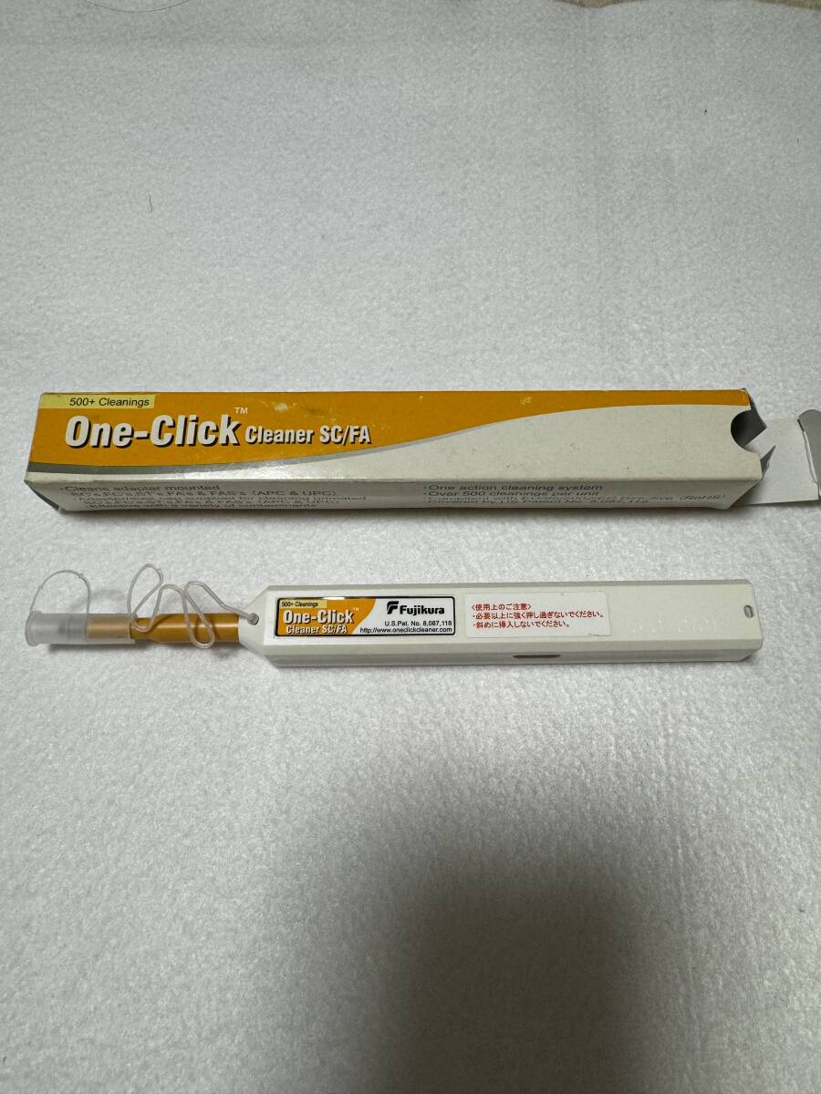 FUJIKURA フジクラ ワンクリッククリーナー One-Click cleaner 光コード 光コネクタ SC/FA クレトップ ...
