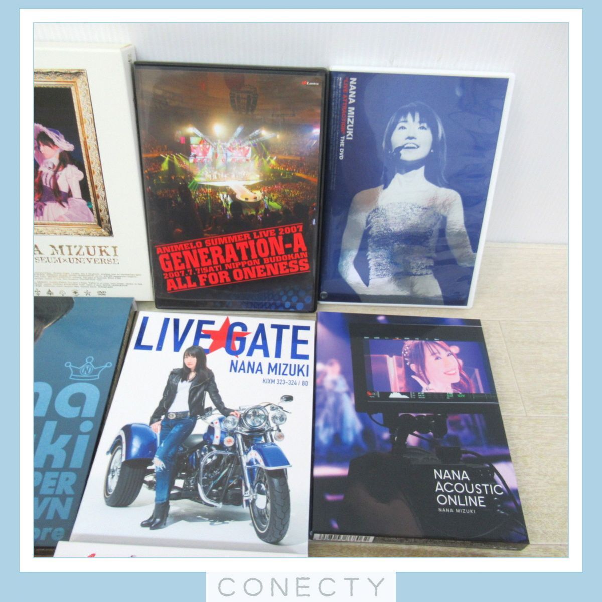 BOX付含む 水樹奈々 Blu-ray DVD 15点セット GAMES×ACADEMY BLUE RED/GALAXY FRONTIER ...