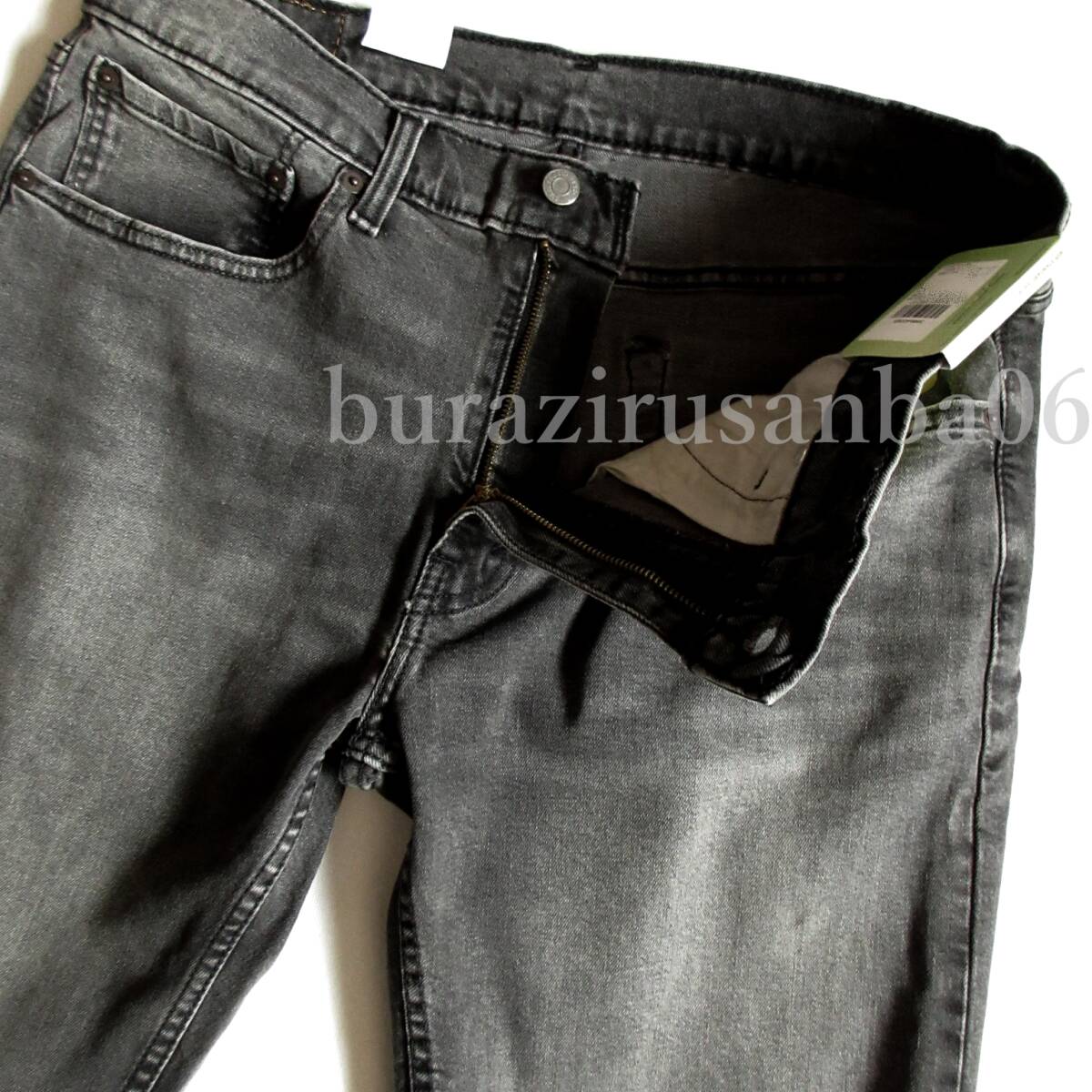 W30 大きめ リーバイス Levi's 405 ブラック デニムショーツ カットオフ ブラックユーズド加工 ストレッチ ハーフパンツ ...