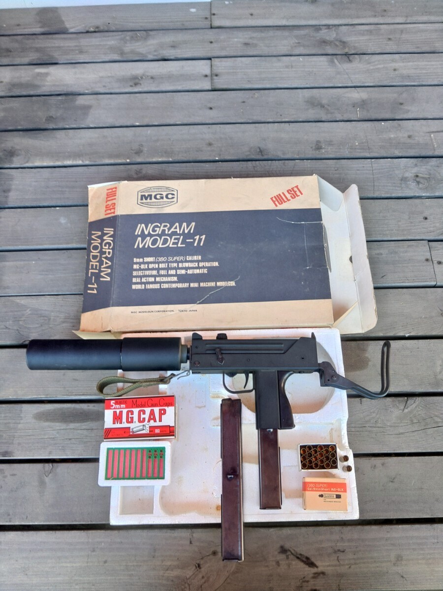 品 MGC SMG イングラム モデル11 SPGマーク有り ミリタリー INGRAM MODEL-11 モデルガン 現状品(モデルガン ...