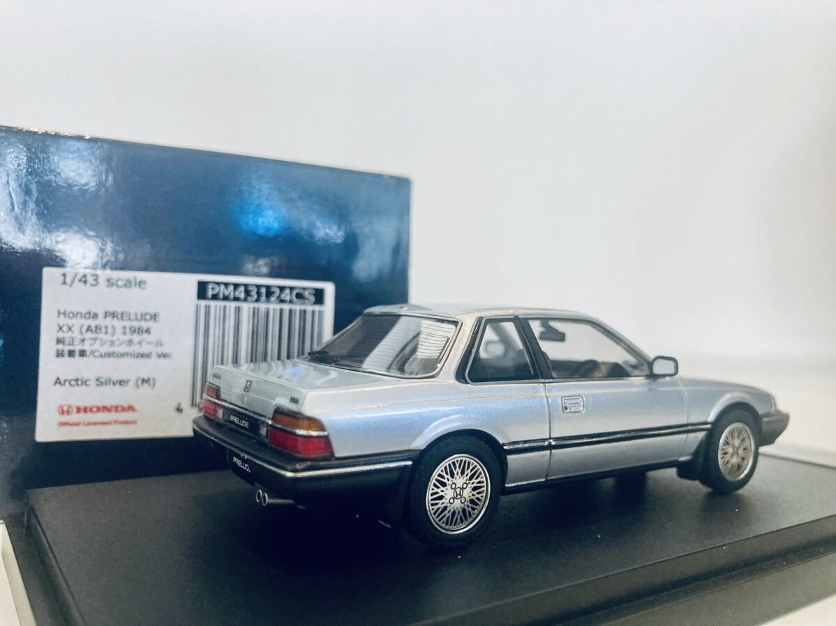 1/43 Mark43 Honda Prelude プレリュード XX AB1 1984 純正オプションホイール装着車 Customized Arctic Silver metallic(乗用 ...