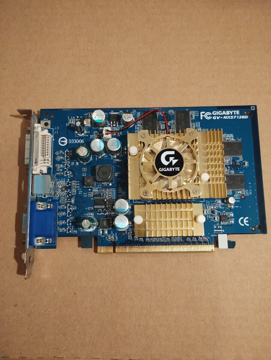 GV-NX57128DP Gigabyte GeForce PCX 5750 Graphic Card 128 MB DDR SDRAM ...