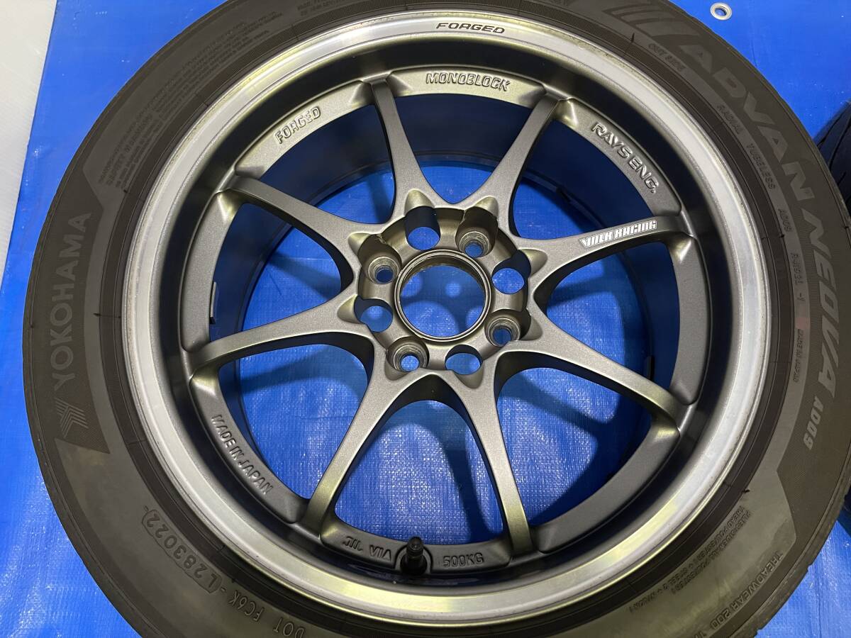 CE28CR絶版限定クラブレーサー鍛造RAYS特注色7Jx15+28_100/4ネオバAD09_195/50R15ロードスターNANBマーチ ...