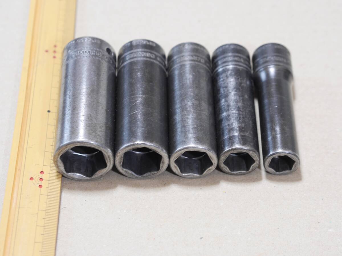 Snap-on 12 14 17 19 21 mm 差込角 12.7mm 1/2 ディープ インパクト ソケット 検 SIMM 210 190 170 140 120 スナップオン MAC ...