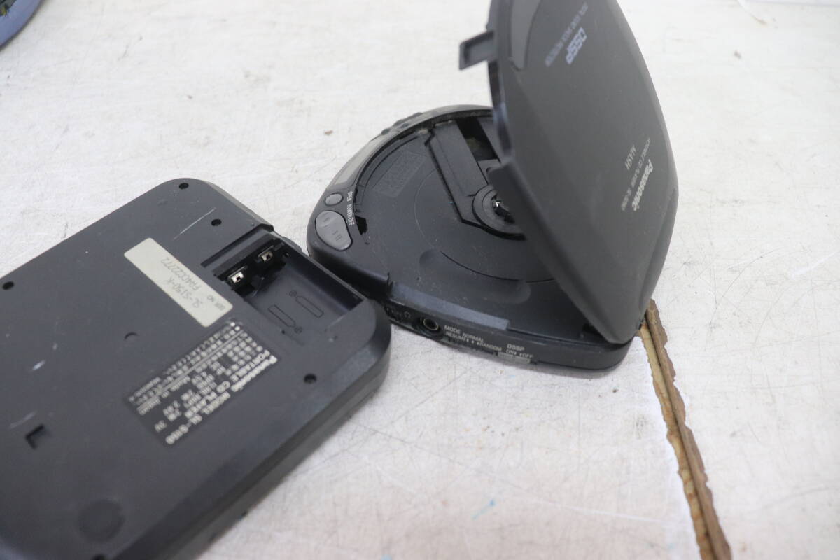 Y08/980 SONY/Panasonic/Casio Discman ポータブルCDプレーヤー D-E400/D-235/SL-S390-K/SL-CT590 等 10点 セット 動作未 ...