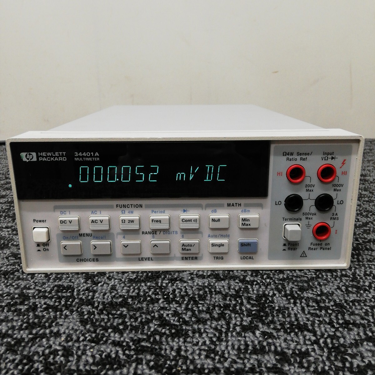 hp/Agilent 34401A MULTIMETER(アマチュア無線)｜売買されたオークション情報、yahooの商品情報をアーカイブ公開 ...