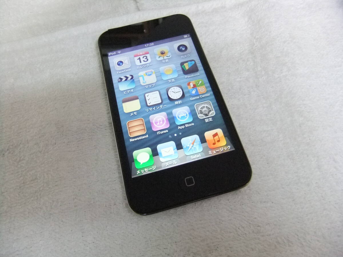 Apple ipod touch 第4世代 アップル アイポッドタッチ 本体のみ A1367 MC554J/A 32GB キズあり 初期化 ...