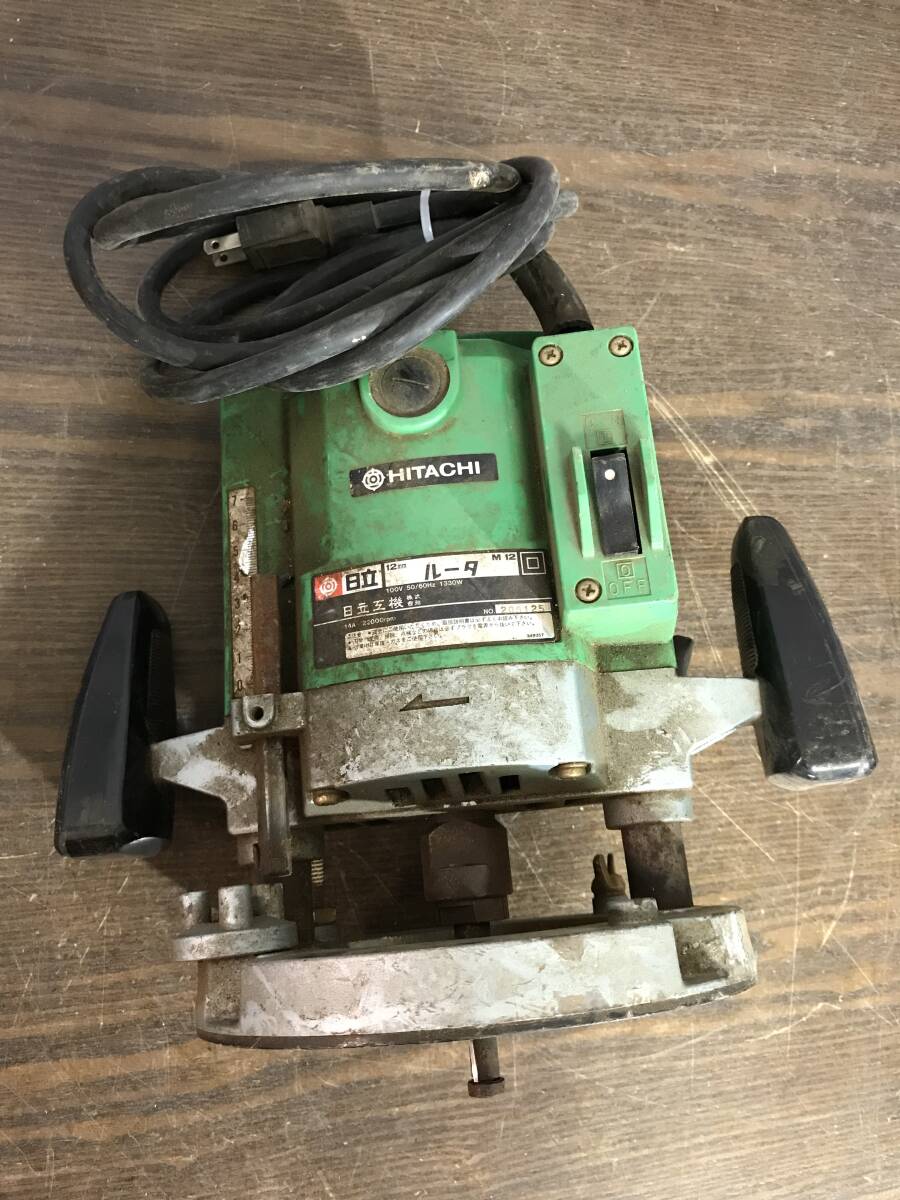 2648 日立工機 HITACHI 12mm ルータ M12 電動工具 ルーター 品(ルーター)｜売買されたオークション情報、yahooの商品 ...