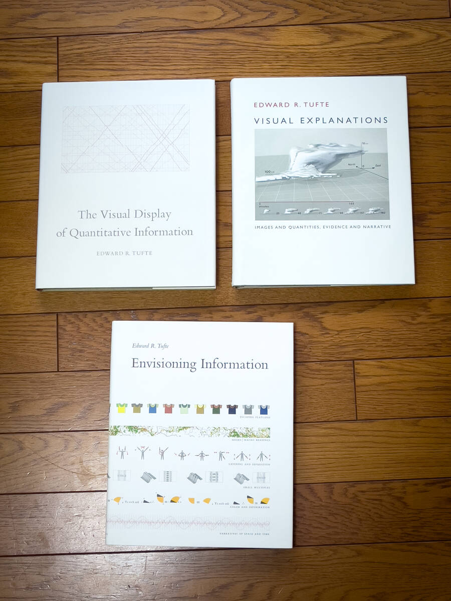 Edward R. Tufte 本3冊セット The Visual Display of Quantitative Information ...