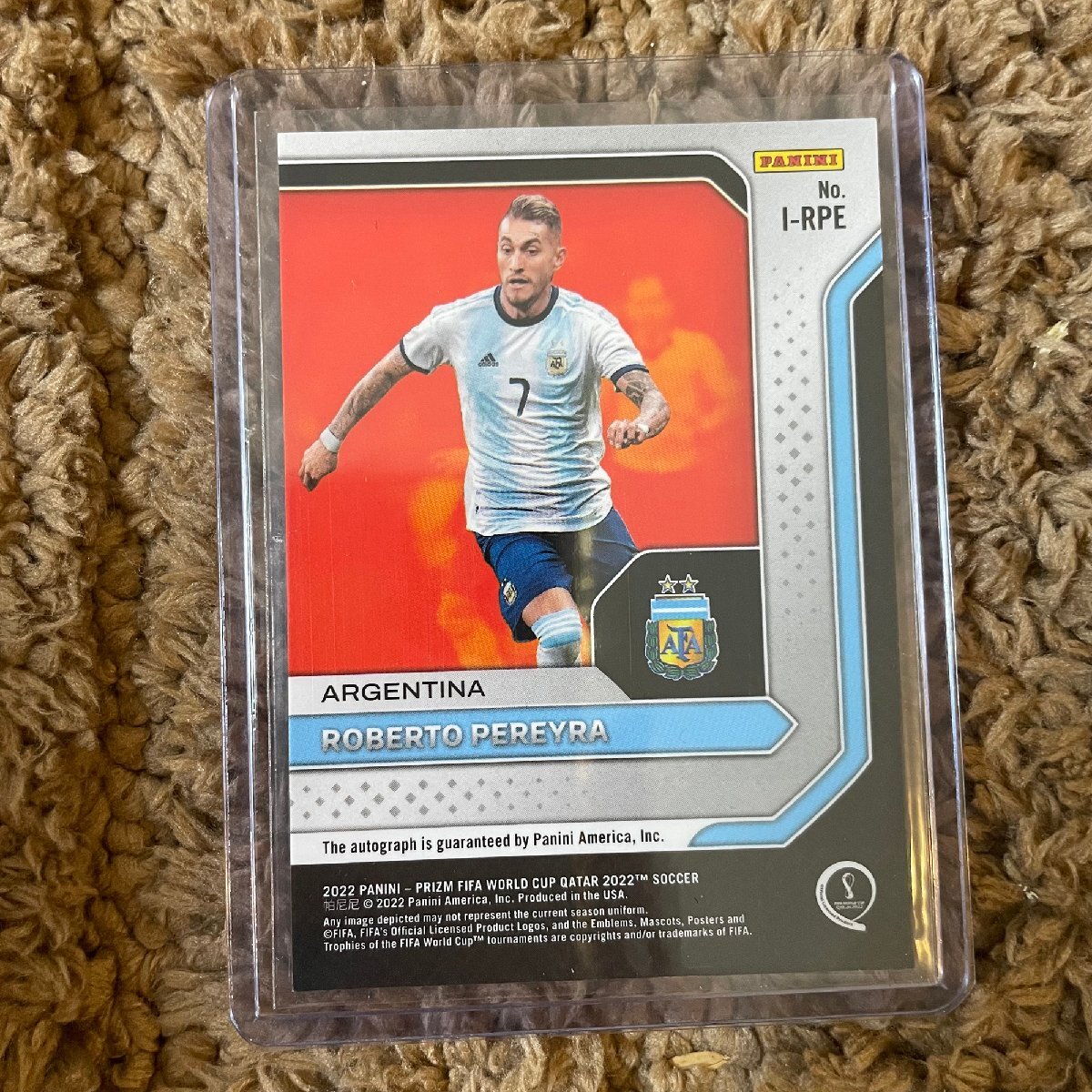 2022 PANINI SOCCER PRIZM FIFA WORLD CUP QATAR / ARGENTINA / ROBERTO ...