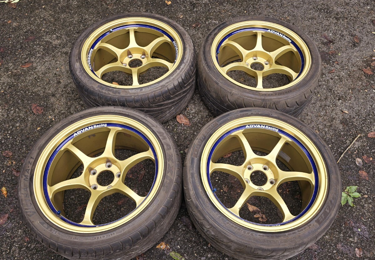ADVAN Racing RG 18インチ 9.5J +22 114.3 5H 4本 18x9.5J+22 アドバンレーシング RG2 ...