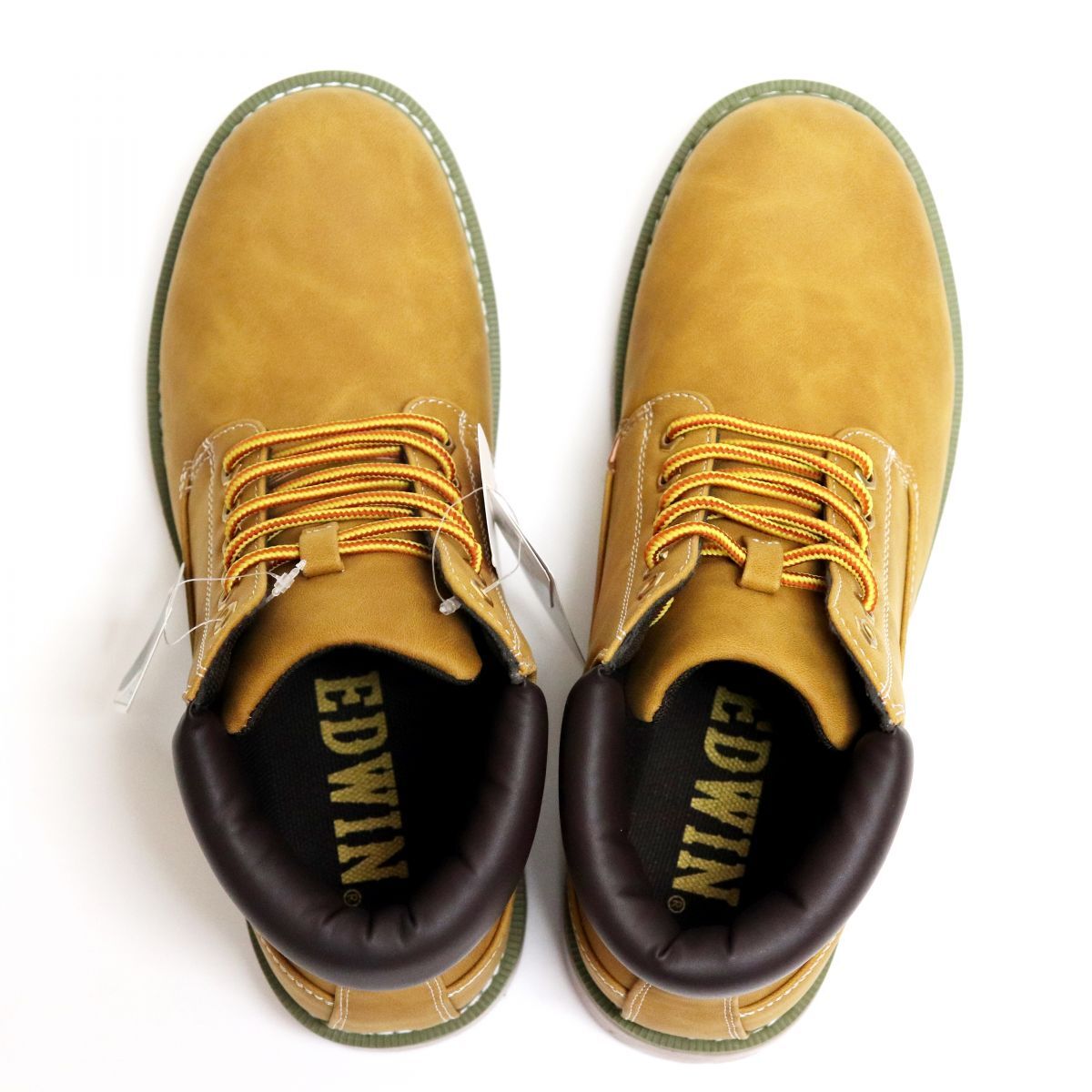 エドウィン EDWIN メンズ 定番 撥水 防水 防滑 カジュアル 皮革 レザー シューズ ブーツ 靴 27CM EDW7900-CML-270 一 十 QWER(27.0cm)｜売買された ...