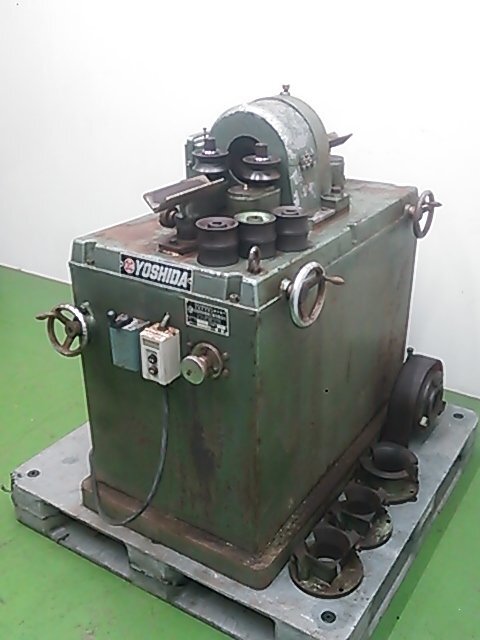 吉田特殊機械工業 YOSHIDA 丸棒削機 YD-5 付属品付き 三相200V 木工機械 動作良好 店舗引取り歓迎 a6216(電動工具 ...
