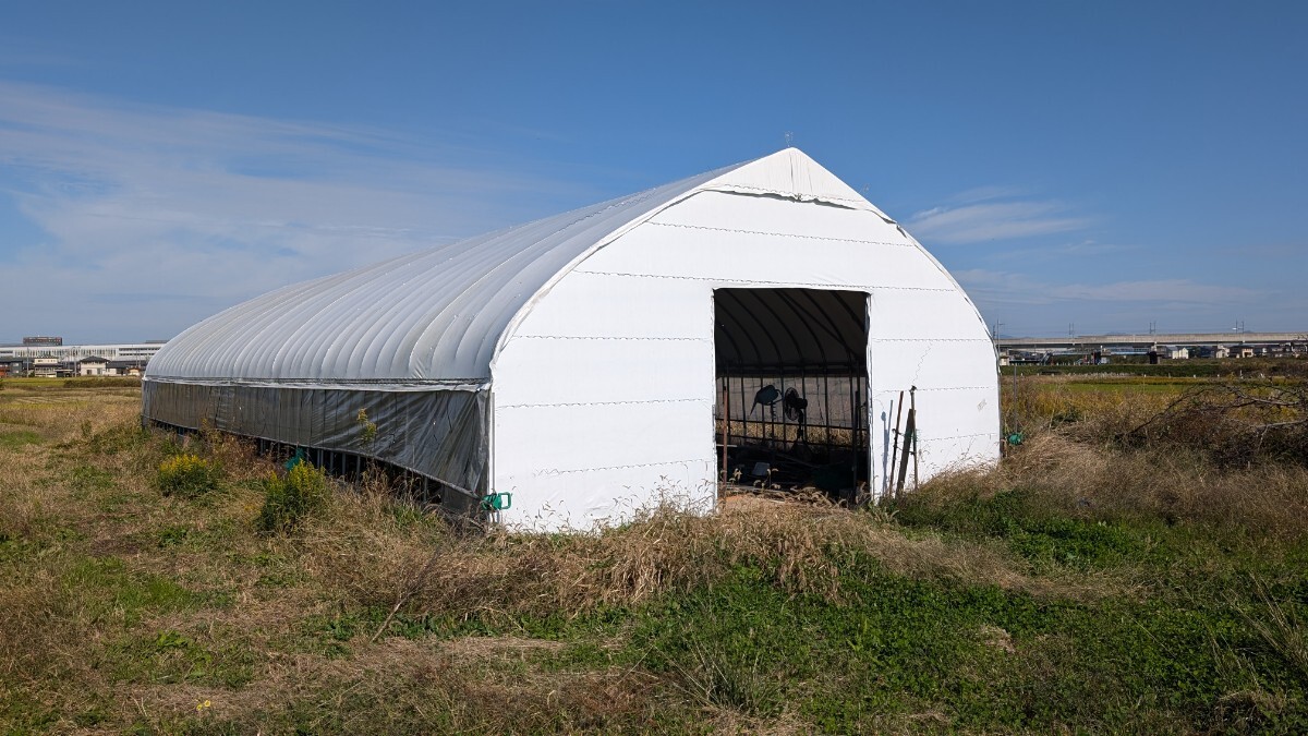 ビニールハウス 横7.2m 奥行20m 高さ4m パイプ径40mm(温室、ビニールハウス)｜売買されたオークション情報、yahooの商品情報をアーカイブ公開 - オークファン（aucfan.com）