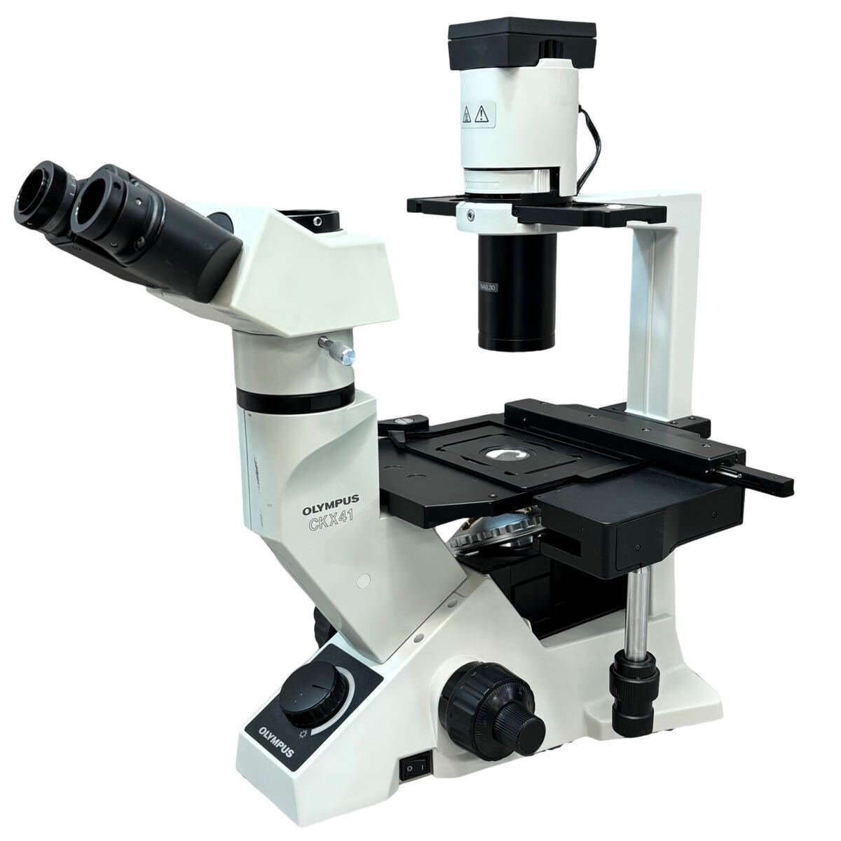 D1006 OLYMPUS オリンパス 培養顕微鏡 CKX41SF/IX2-S/U-CTR30-2/ CK40-MVR /U-LS30-3 ...