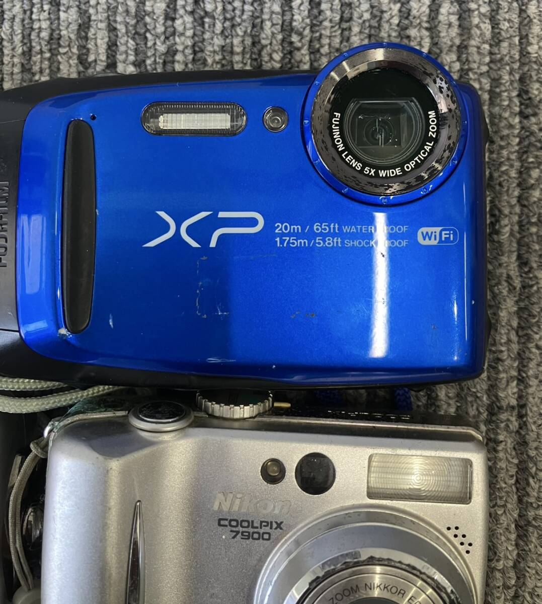 #1079 FUJIFILM FinePix XP120 ブルー 防水 NIKON ニコン COOLPIX 7900 Canon キャノン ...