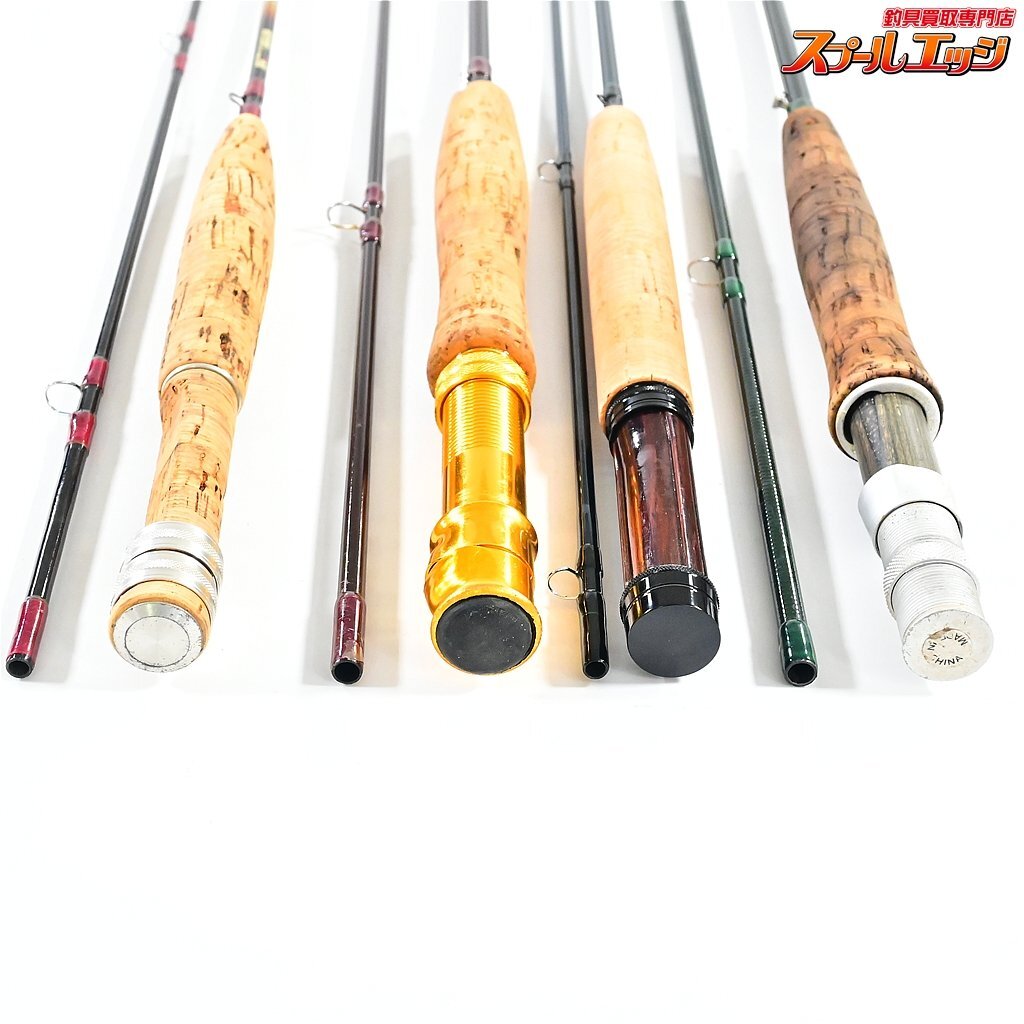 フライロッド 用品 5点 豪華大量セット ダイコー EXeter EF-276 Caps PASSPORT begin 8FT #4 ...