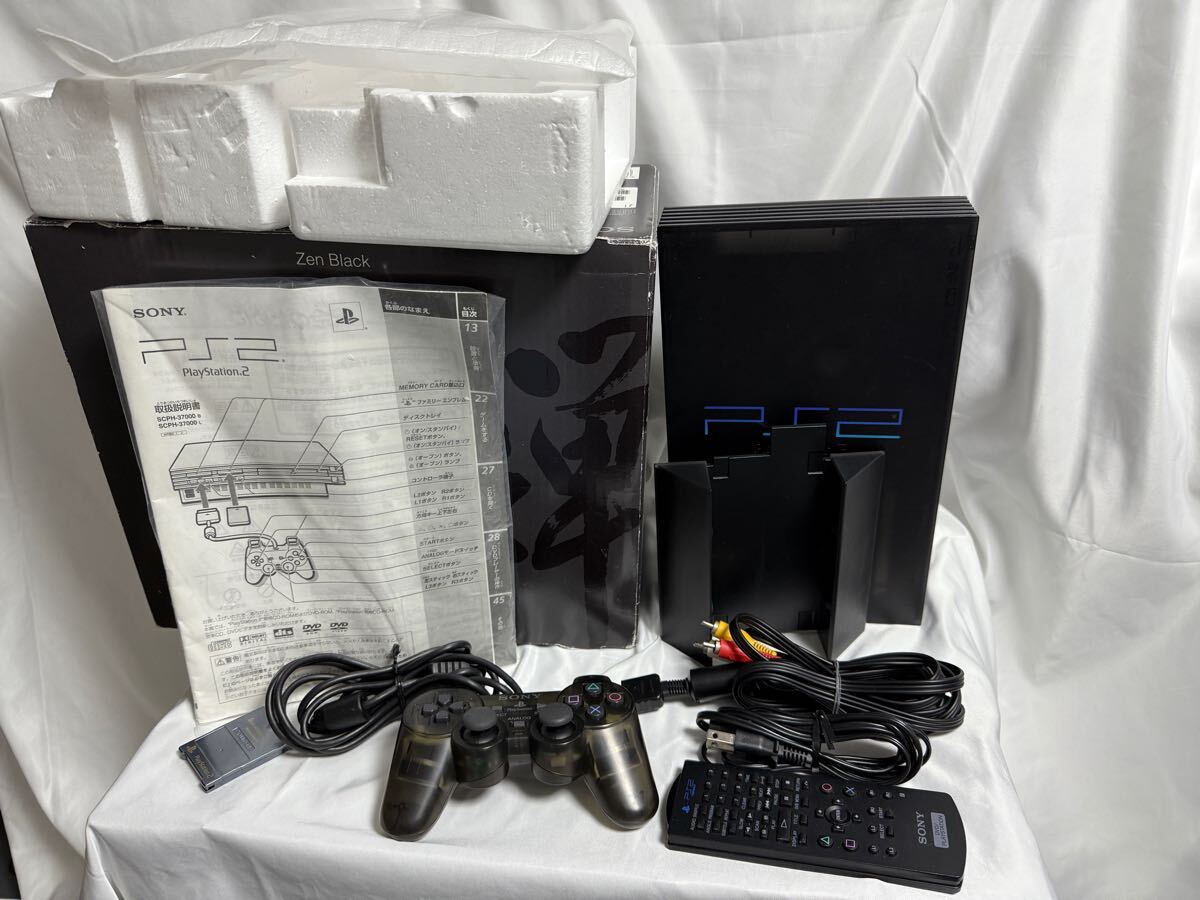ジャンク 通電のみ確認 PS2 プレイステーション2 ZEN BLACK ソニー 箱 説明書付き(本体)｜売買されたオークション情報 ...