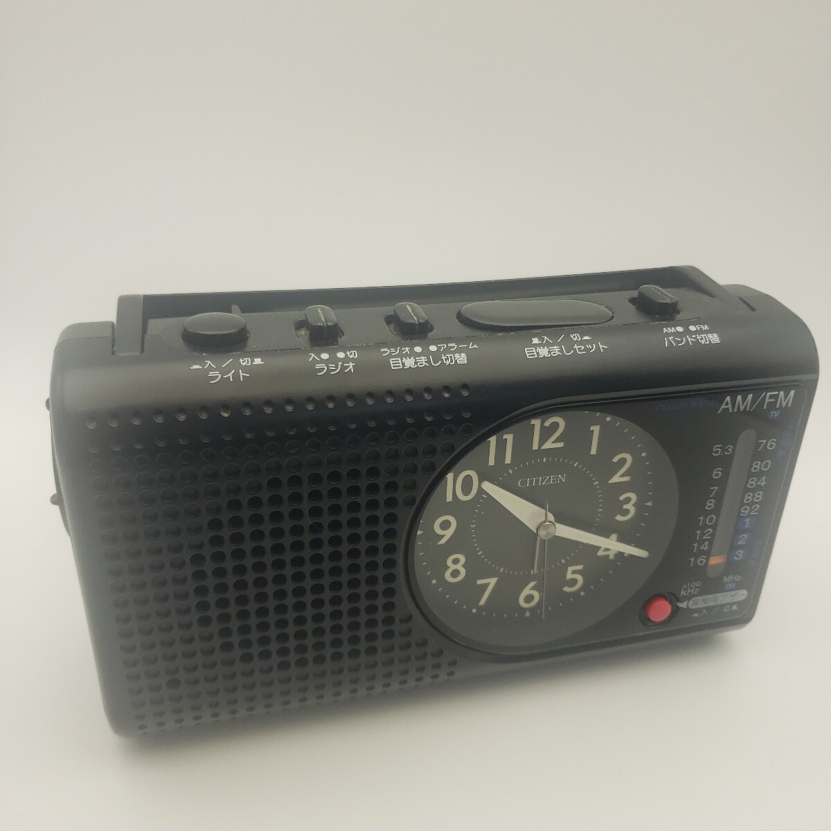 CITIZEN ラジオ付 目覚し時計 ワンダーボーイエスコート AM/FMラジオ 懐中電灯 非常用ブザー BC001-A(一般)｜売買された ...