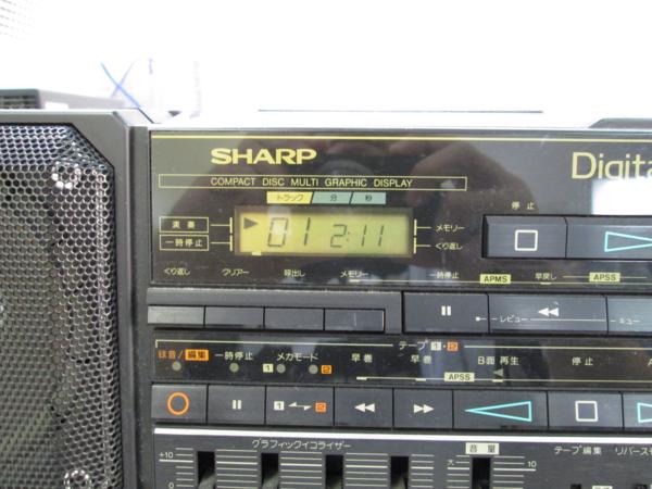 6197 シャープ QT-25CD 上條淳士 CDラジカセ ジャンク SHARP(ラジカセ)｜売買されたオークション情報、yahooの商品情報をアーカイブ公開 - オークファン（aucfan.com）