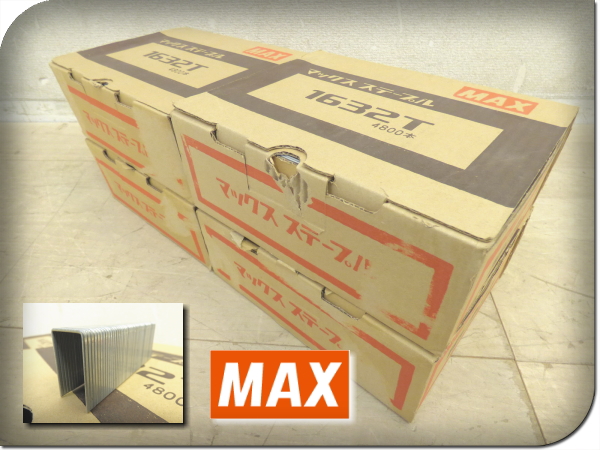 MAX 1632T ステープル 19000本セット mk7k(工事用材料)｜売買されたオークション情報、yahooの商品情報をアーカイブ公開 ...