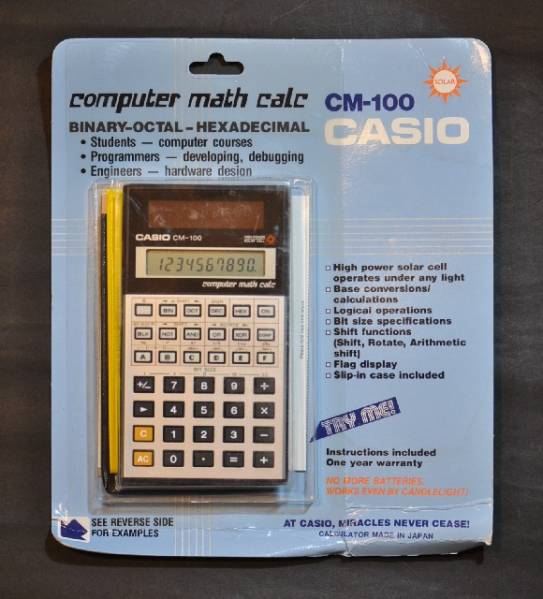 関数電卓 カシオCASIO CM-100 海外仕様 英語取説付(カシオ)｜売買されたオークション情報、yahooの商品情報をアーカイブ公開 ...