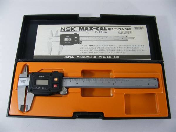 NSK MAX-CAL/マックスーカル 電子デジタルノギス(ノギス、マイクロメーター)｜売買されたオークション情報、yahooの商品情報を ...