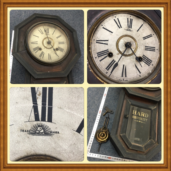 掛け時計 HARD SECURITY 柱時計 アンティーク 振り子 T-38(アナログ)｜売買されたオークション情報、yahooの商品情報をアーカイブ公開 - オークファン（aucfan.com）