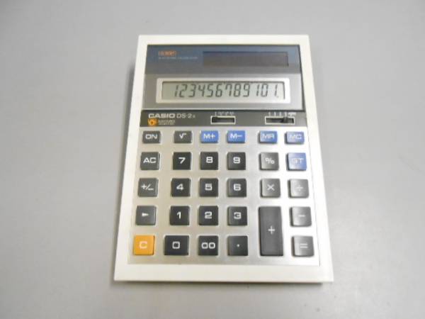 昭和レトロ CASIO カシオ電卓 DS-2B 12桁 ソーラー(カシオ)｜売買されたオークション情報、yahooの商品情報をアーカイブ公開 ...