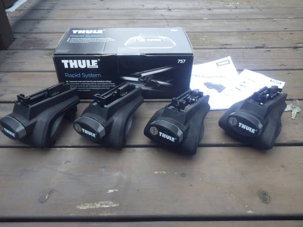 激安 スーリー THULE TH757 ルーフレール用cレガシィ 日産(キャリアベース)｜売買されたオークション情報、yahooの商品情報を ...