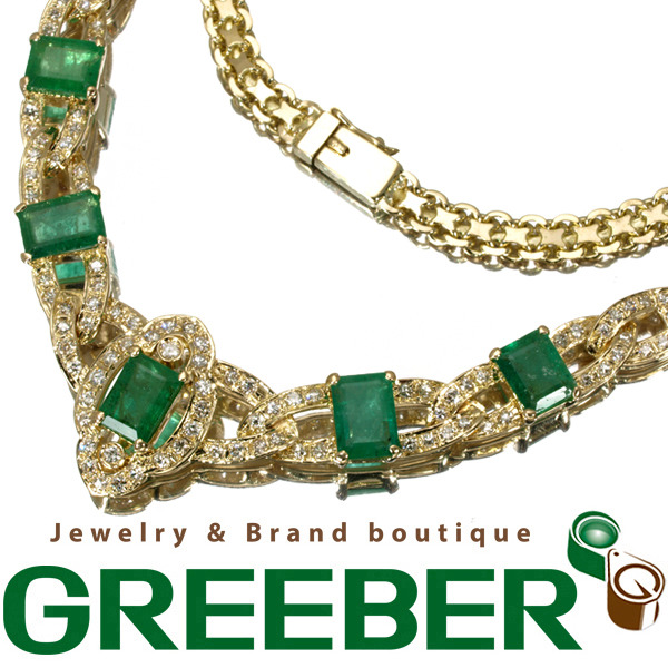 俺の物屋 エメラルド 4.56ct ダイヤ 1.98ct 高級ネックレス(エメラルド)｜売買されたオークション情報、yahooの商品情報をアーカイブ公開 - オークファン（aucfan.com）