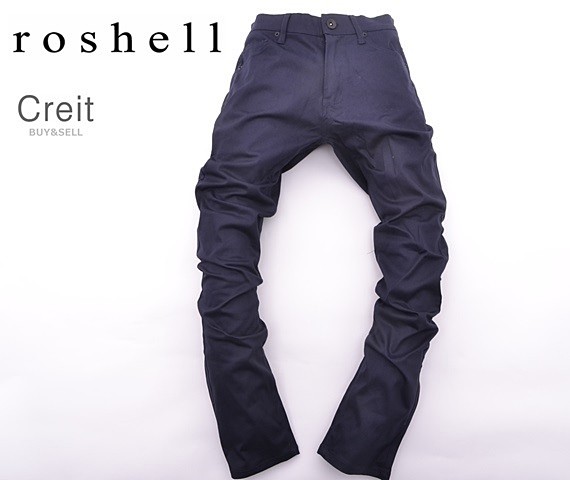 SP8 ロシェル roshell ストレートパンツ ネイビー sizeM(Mサイズ)｜売買されたオークション情報、yahooの商品情報を ...