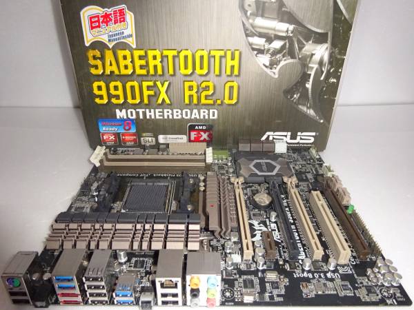 極 ASUS SABERTOOTH 990FX R2.0 Socket AM3+USB3.0 PCI-E(ASUSTeK)｜売買された ...