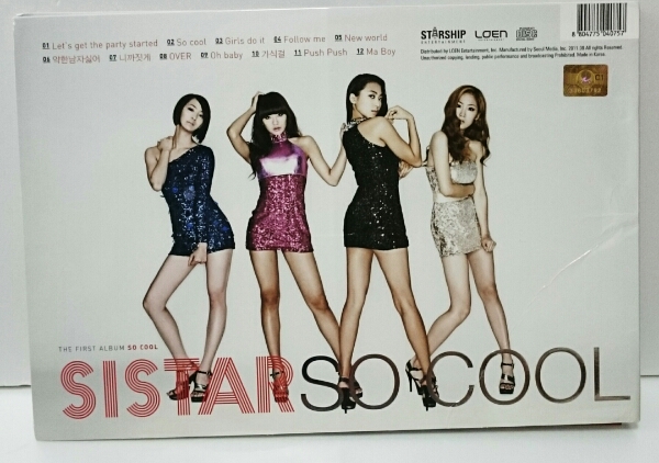 SISTAR 直筆サイン入りアルバム SO COOL CD 傷などあり(サイン)｜売買されたオークション情報、yahooの商品情報をアーカイブ公開 - オークファン（aucfan.com）