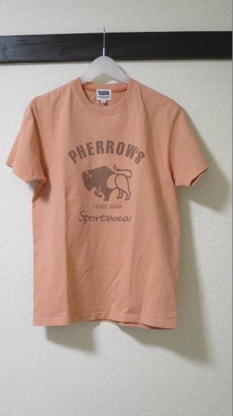 PHERROW'S/フェローズ T-シャツ ピンク 40(半袖Tシャツ)｜売買されたオークション情報、yahooの商品情報をアーカイブ公開 - オークファン（aucfan.com）