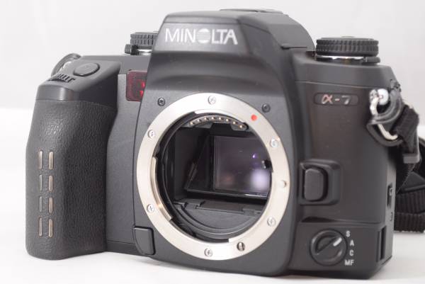 動作好調 MINOLTA ミノルタ a-7 ボディ ストラップ付き(ミノルタ)｜売買されたオークション情報、yahooの商品情報をアーカイブ ...